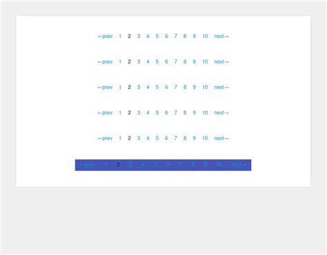 纯css3蓝色简洁的分页样式代码