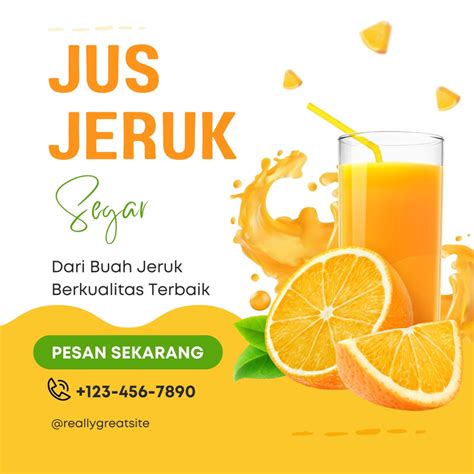 Gratis Desain Contoh Jeruk Canva