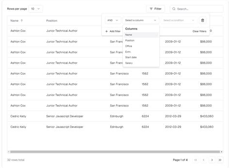 Search Builder Improvements React Integration Datatables Forums