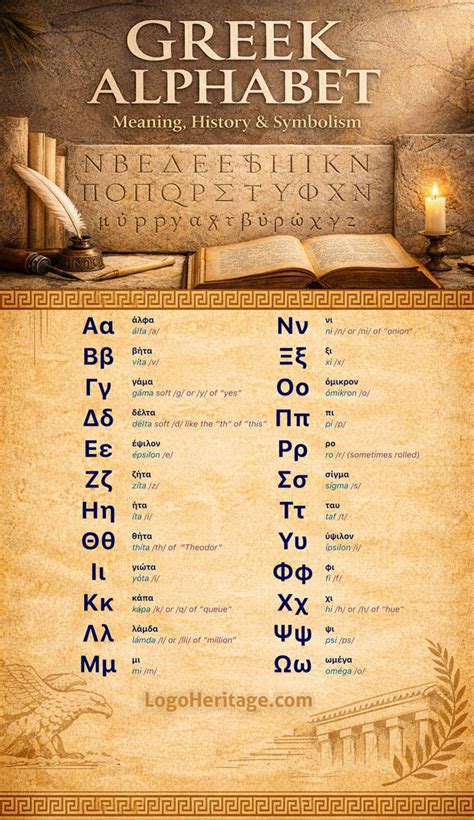 Greek Alphabet Meaning History Symbolism Logo Heritage Famous