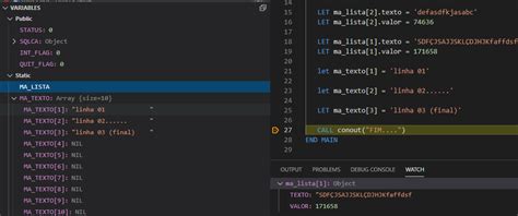 4gl Tdsvscode 121 Variáveis Array De Record Não Tem Valores