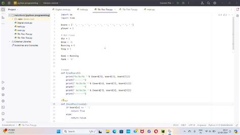 Harika Bandi On Linkedin I Have Completed Task 2 Tic Tac Toe Game With Python Given By