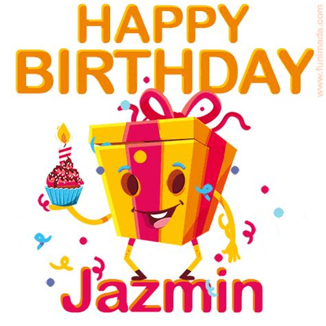 Happy Birthday Jazmin Cheerful T Box  Download On