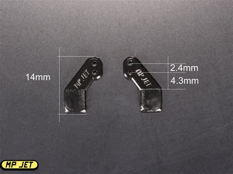 Mp Jet Micro Control Horn Type 1 1mm Dia Holes Aloft Hobbies