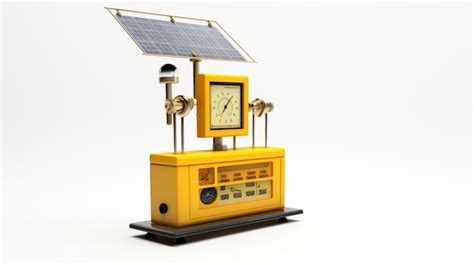 Premium Photo Weather Monitoring Device On White Background