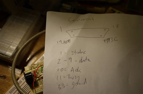 Little Scale Controlling A Dot Matrix Printer Directly With Arduino