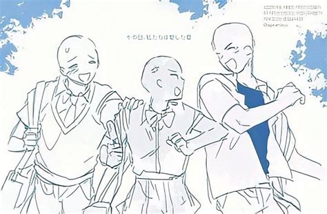 Anime Poses Reference Friends