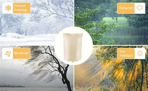 Backflow Preventer Insulation Cover 5°f Backflow Insulation Cover Backflow Valve Cover