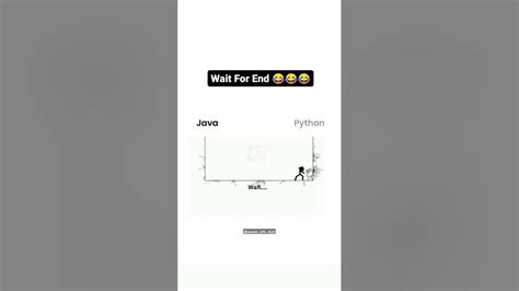 Wait For End 😂 Java Vs Python Youtubeshorts Shorts Java Python