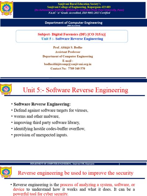 Software Reverse Engineering In Digital Forensics Download Free Pdf