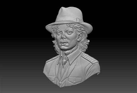 Michael Jackson Bas Relief 230828 3d Print Model By Mega3d