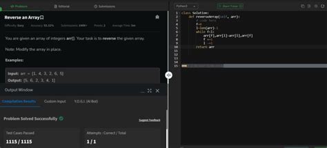 Gfg160 Geekstreak2025 Python Dsa Problemsolving Algorithms Angelina Munipalli
