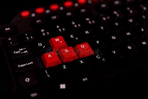 Wasd Keyboard Recognized By All Gamer People Stock Image Image Of Focus Black 161587129