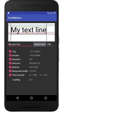 Meaning Of Top Ascent Baseline Descent Bottom And Leading In