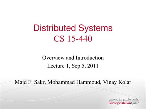 Ppt Distributed Systems Cs 15 440 Powerpoint Presentation Free Download Id1467016
