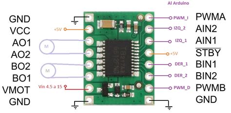 Driver Tb6612fng Y Arduino Control De Motores Dc Programa