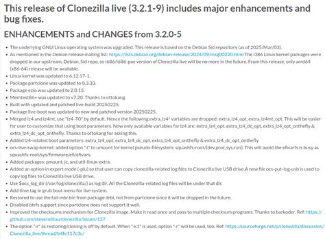 Релиз Clonezilla Live 3 2 1 Хабр