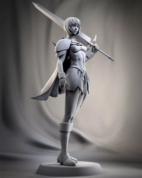 Clare Claymore 3d Model By Tan Wan Lin Breda