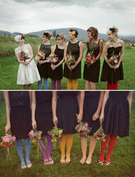 Cute Tights For The Bridesmaids Weddingideas Bridesmaid Bride