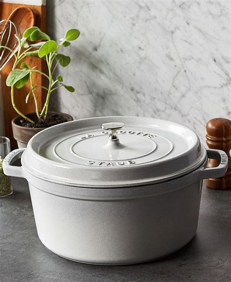 Staub Cast Iron 7 Quart Round Cocotte Macys