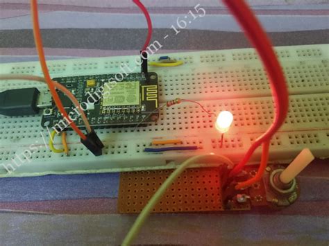 Esp8266 Adc Read Nodemcu Analog Values With Arduino Ide