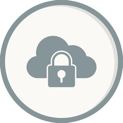 Cloud Encryption Vector Icon 19996280 Vector Art At Vecteezy