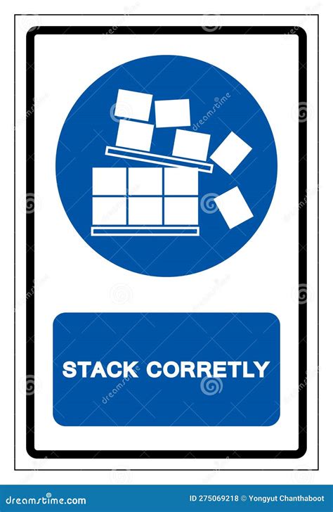 Stack Correctly Symbol Sign Vector Illustration Isolate On White