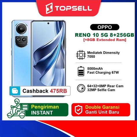 Jual Oppo Reno Tahun Spesifikasi Original Murah Diskon Harga Juni Blibli