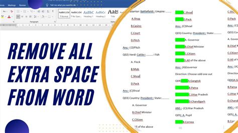 How To Extra Space Delete In Ms Word Remove All Extra Space From Word