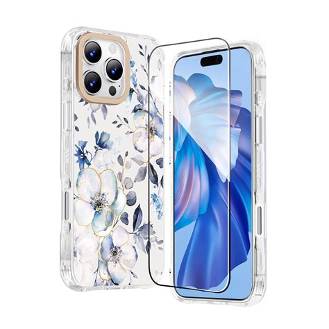 Galaprox Flower Design For Iphone 16 Pro Max Case 69 2024 Cute Floral Iphone16 Promax With
