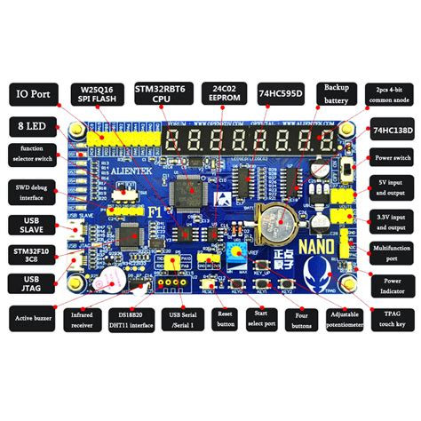 Nano STM32F103RBT6 Development Board Onboard STLINK Alexnld Com