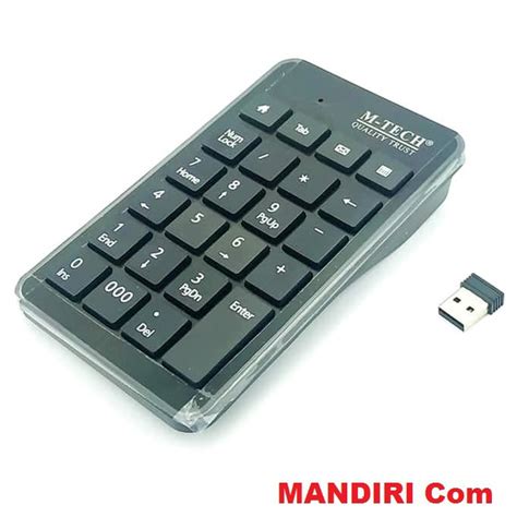 jual harga spesial mtech wireless numpad numeric keyboard numerik
