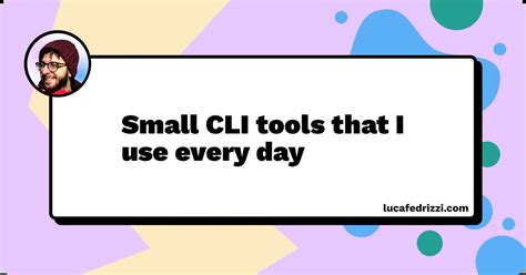 Small Cli Tools That I Use Every Day