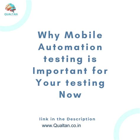 How Mobile Automation Can Boost Your Testing Process Qualtan Posted On The Topic Linkedin