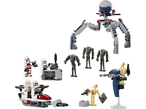 Clone Trooper™ And Battle Droid™ Battle Pack 75372 Star Wars™ Buy Online At The Official Lego