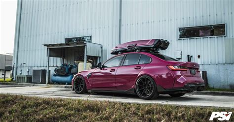 Check Out The G80 Bmw M3 With Ruby Star Wrap And Vorsteiner Grille