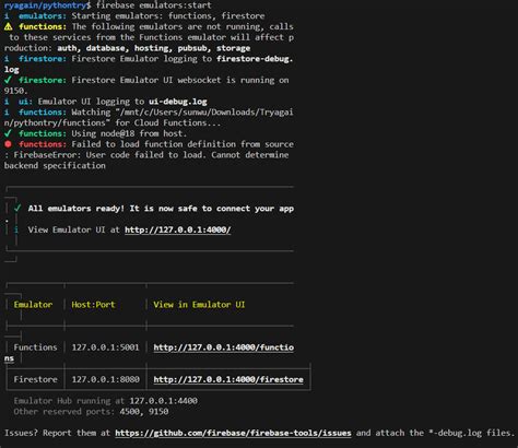 Failed To Load Function Definition From Source Firebaseerror User