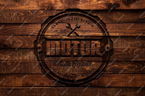 Premium Psd Engraved Text Effect Psd Template