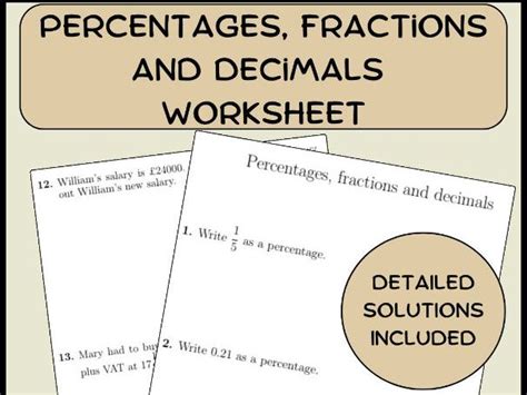 Gcse 9 1 Percentages Bundle Teaching Resources