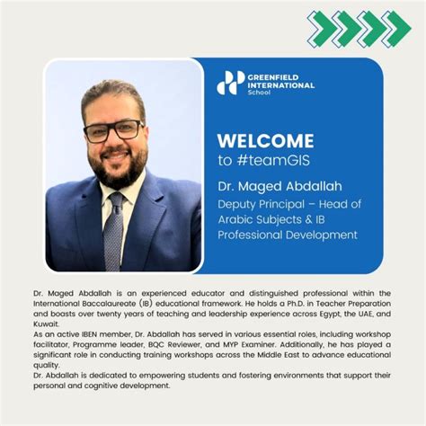 Dr Maged Abdallah On Linkedin Looking Forward To Starting This New