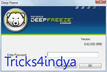 Deep Freeze Password Remover How To Uninstall Deep Freeze Tricks Indya