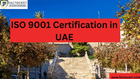 Understanding And Benefits Of Iso 9001 Certification In Uae For