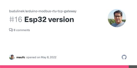Esp32 Version · Issue 16 · Budulinekarduino Modbus Rtu Tcp Gateway · Github