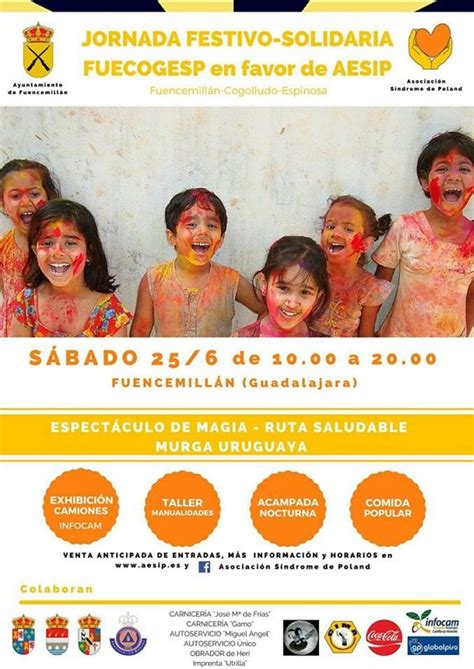Jornada Solidaria A Beneficio De La Aesip Este Sábado En Fuencemillán