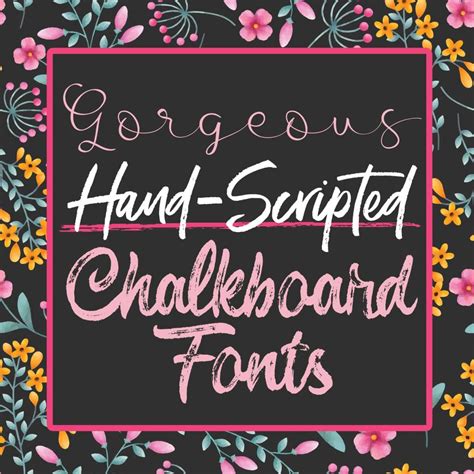 Calligraphy Chalk Font At Jose Hopkins Blog