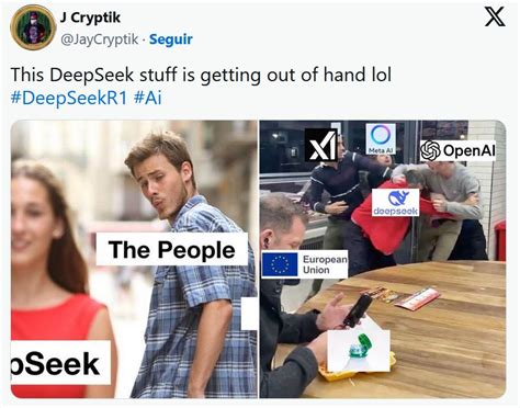 DeepSeek Tunde A OpenAI Con Memes