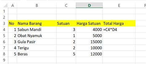 2 Cara Mudah Copy Paste Rumus Atau Fungsi Di Microsoft Excel Smp Excel