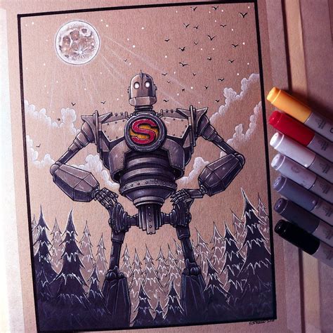 Iron Giant Art At Audrey Nixon Blog