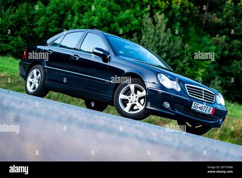 Mercedes Benz W203 C Class Kompressor Sedan Photo Session In An