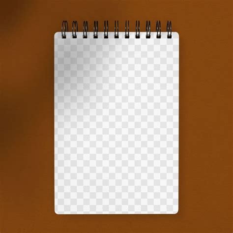 Notebook Mockup Png Autumn Stationery Design